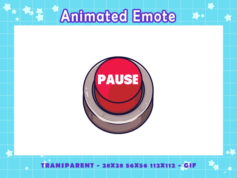 Pause Attack Button Press Animated Emote, Pause Then Attack Button ...