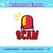 Scam Siren Animated Emote, Twitch Discord Discord Scam Siren Emoji - Etsy