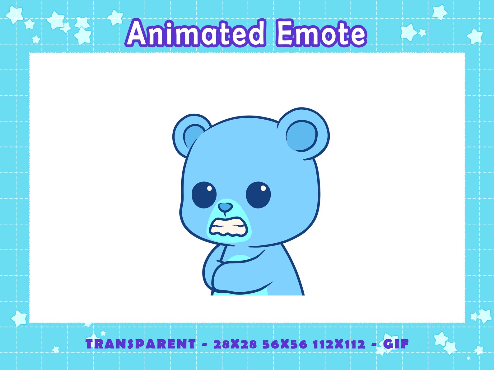Freezing Bear Animated Emote, Twitch Discord Discord Bear Get Cold ...