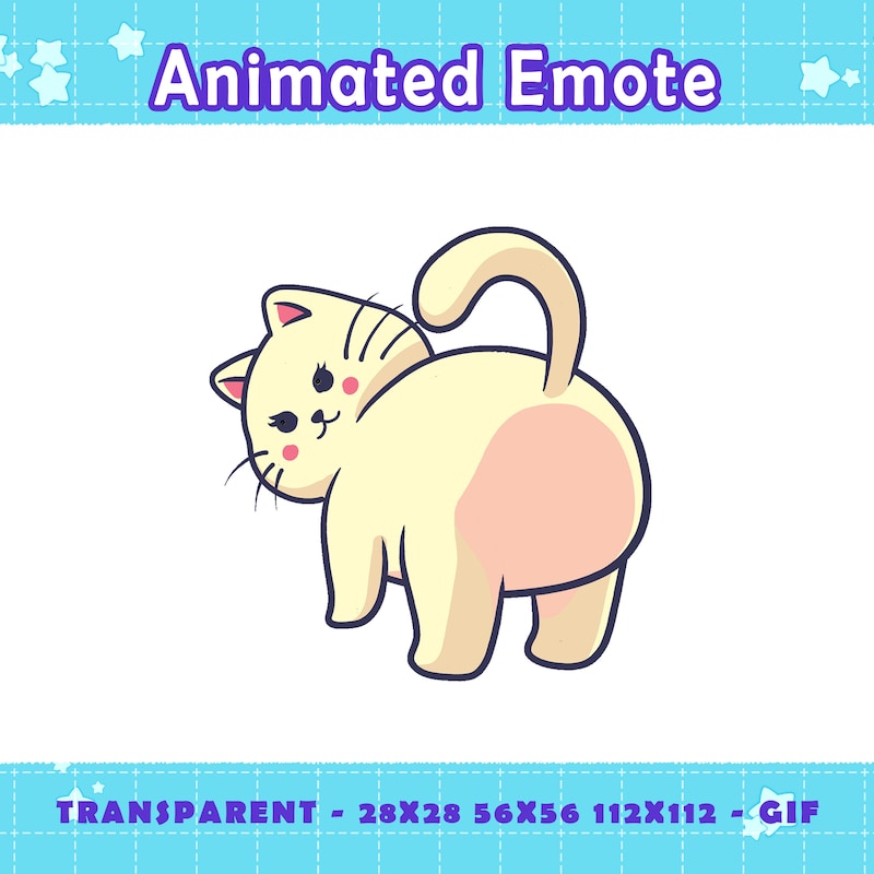 Cat Twerk Emote - Etsy