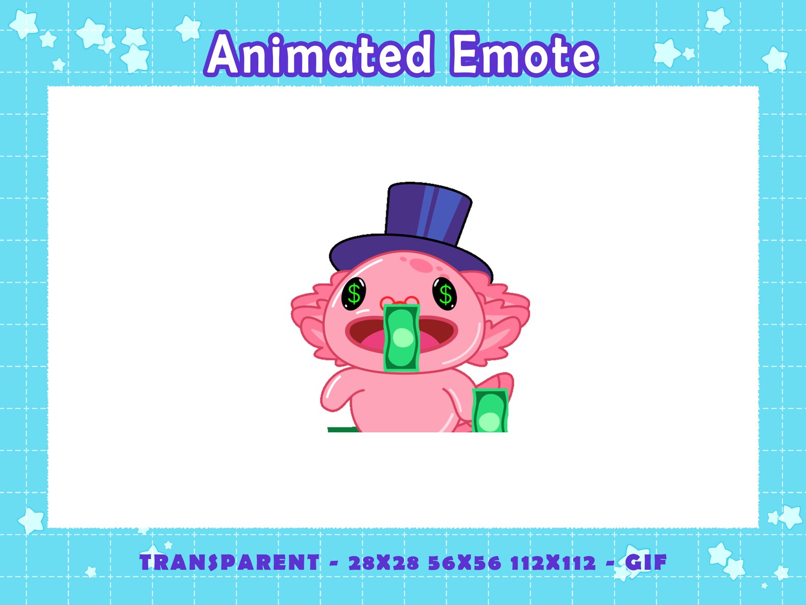 Donating Money Emote Animated Emote, Twitch Discord Emote, Money ...