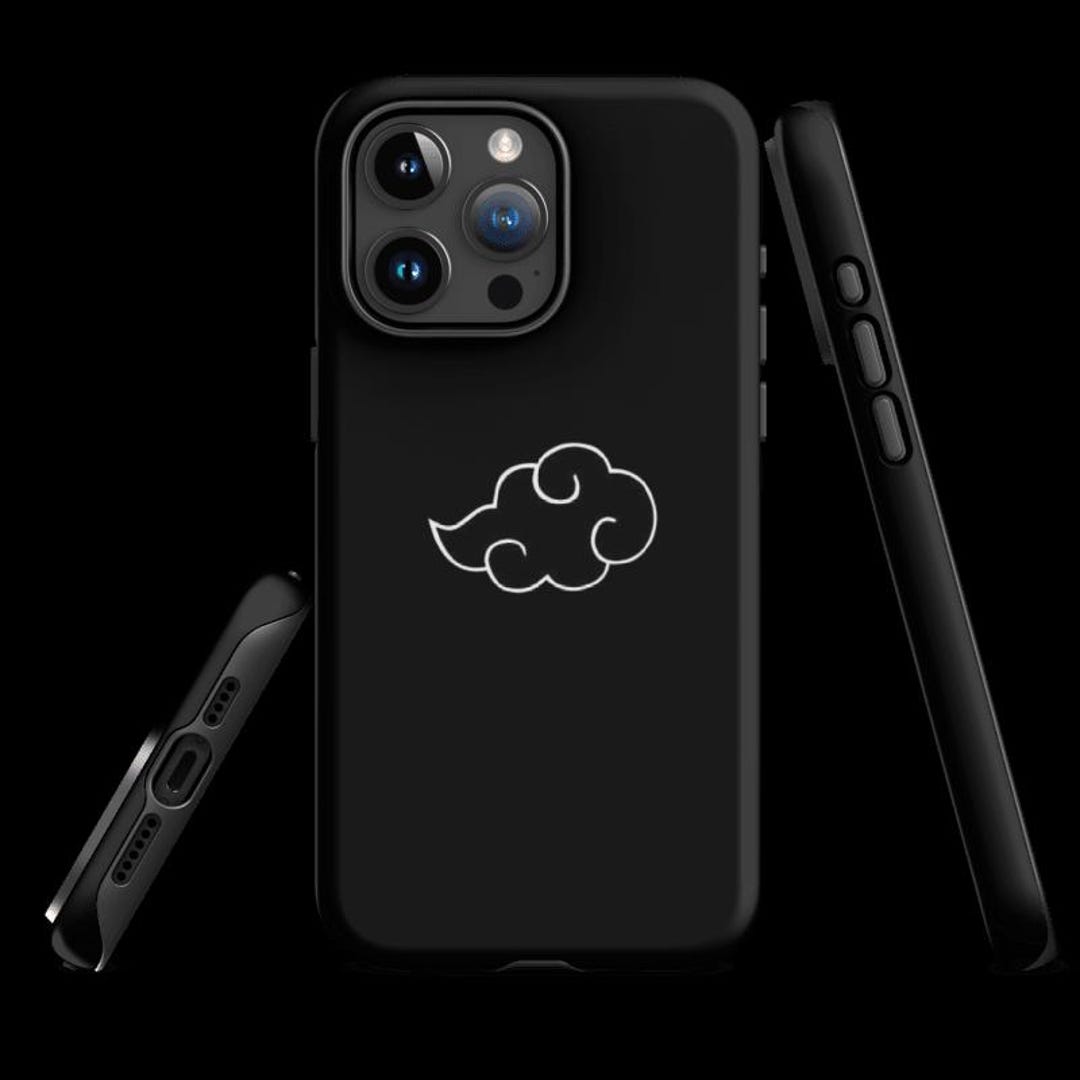 Custom Akatsuki Cloud iPhone Case Black Akatsuki Cloud! | Any Colour Background - Etsy