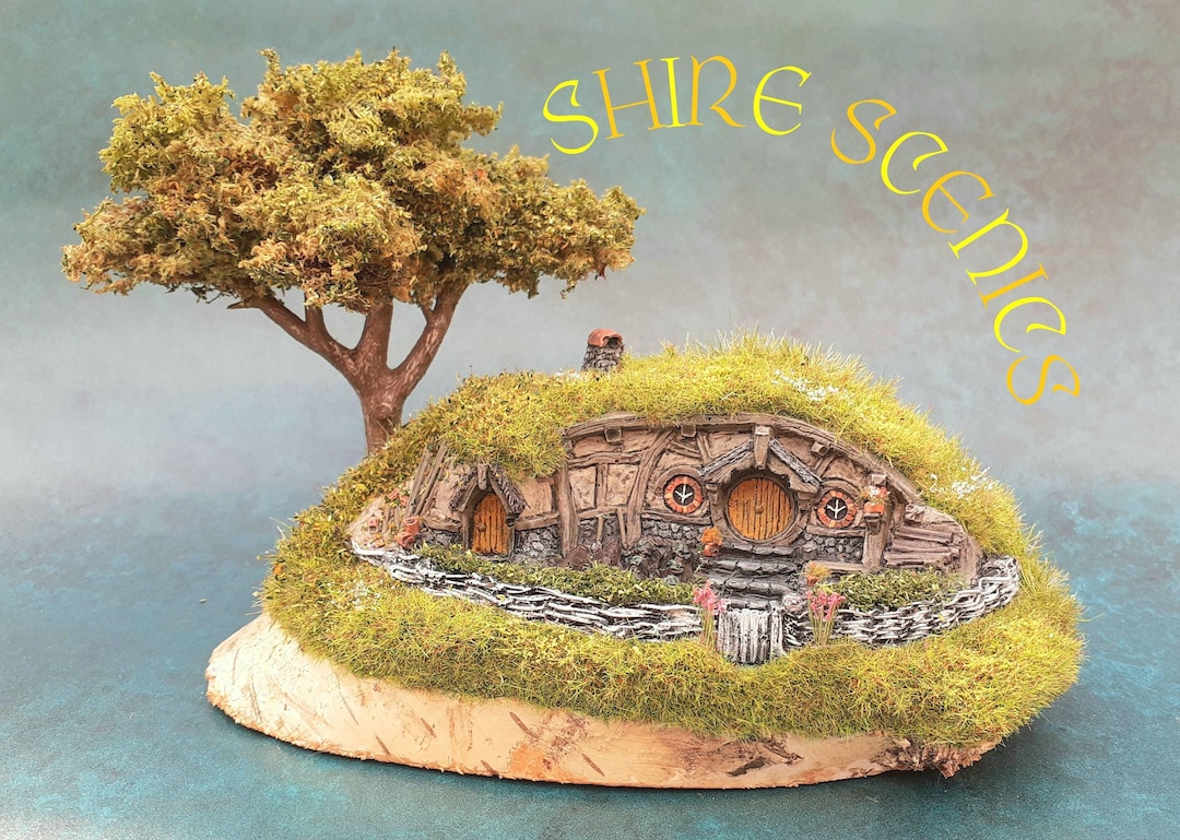 Handmade Minature Sam Gamgee Hobbit Hole Model, No 3 Bagshot Row ...