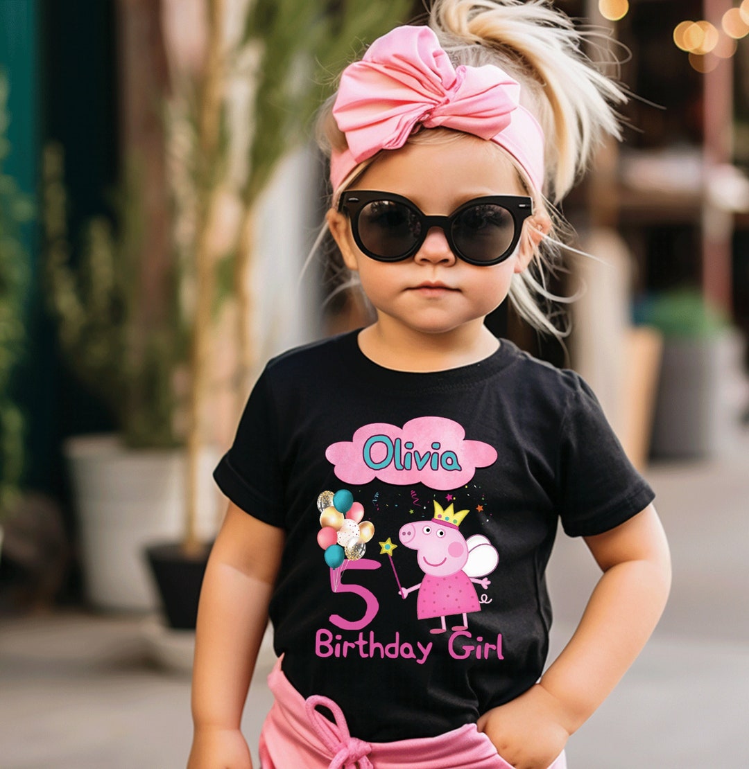 Pig Birthday Girl Shirt, Birthday Matching Family Shirt, Birthday Girl ...
