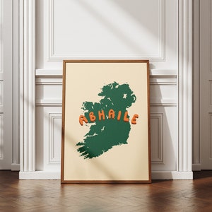 Abhaile Print, Home Print, Irish Print, Trendy Wall Art, Vintage Print ...