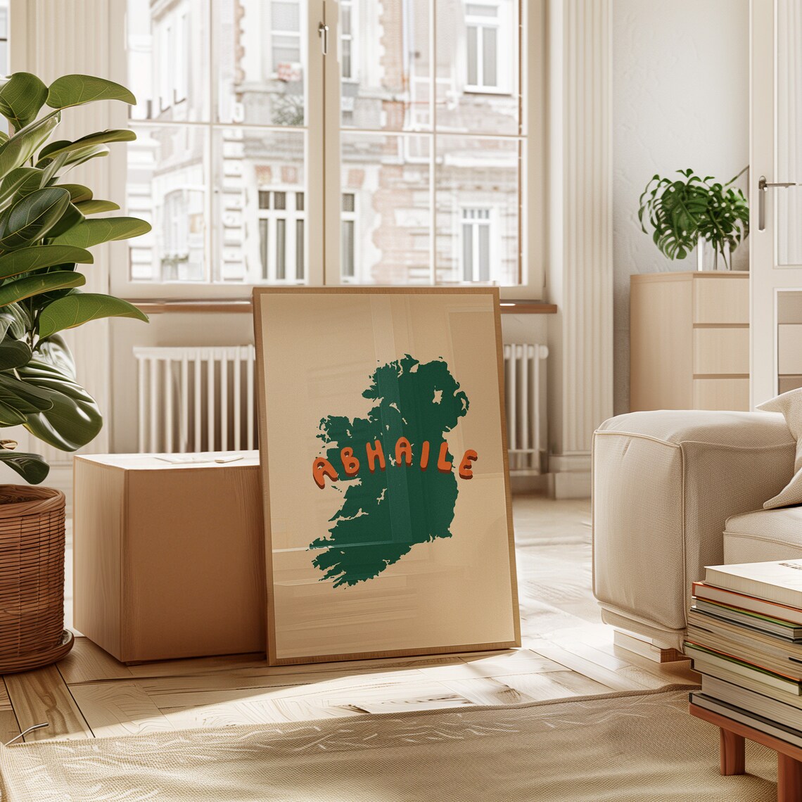 Abhaile Print, Home Print, Irish Print, Trendy Wall Art, Vintage Print ...