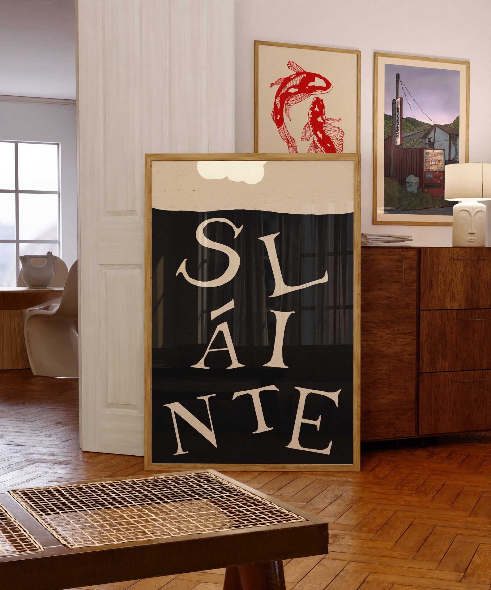 Sláinte Print, Irish Print, Trendy Wall Art, Vintage Print, Funny Print ...