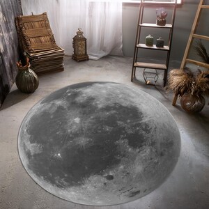 Full Moon Photo Rug, Planet Rug, Moon Lover Rug, Moon Surface Rug, Moon ...
