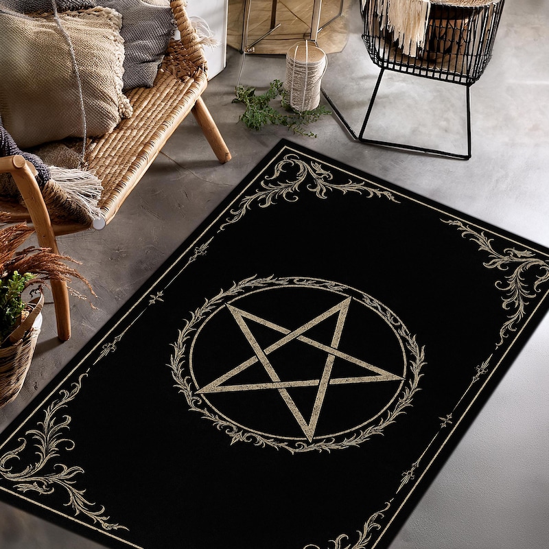 Pentacle Area Rug - Etsy