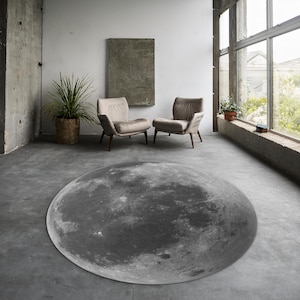 Full Moon Photo Rug, Planet Rug, Moon Lover Rug, Moon Surface Rug, Moon ...