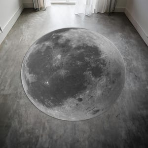 Full Moon Photo Rug, Planet Rug, Moon Lover Rug, Moon Surface Rug, Moon ...