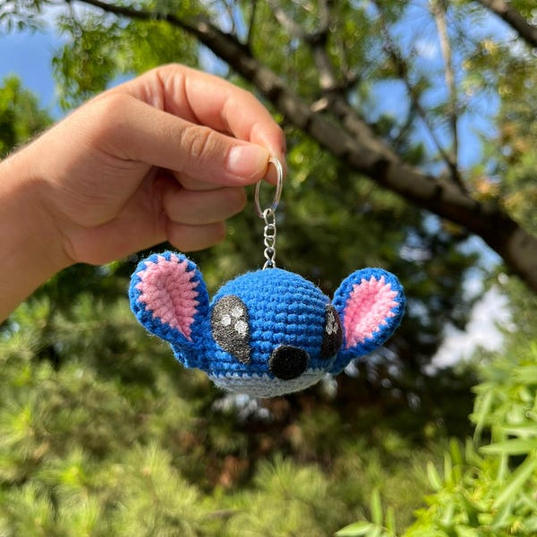 Stitch Keychain - Etsy
