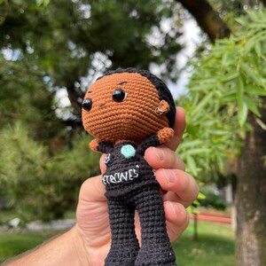 Lewis Hamilton Amigurumi Doll, Adorable Crochet Figure for Home Decor ...