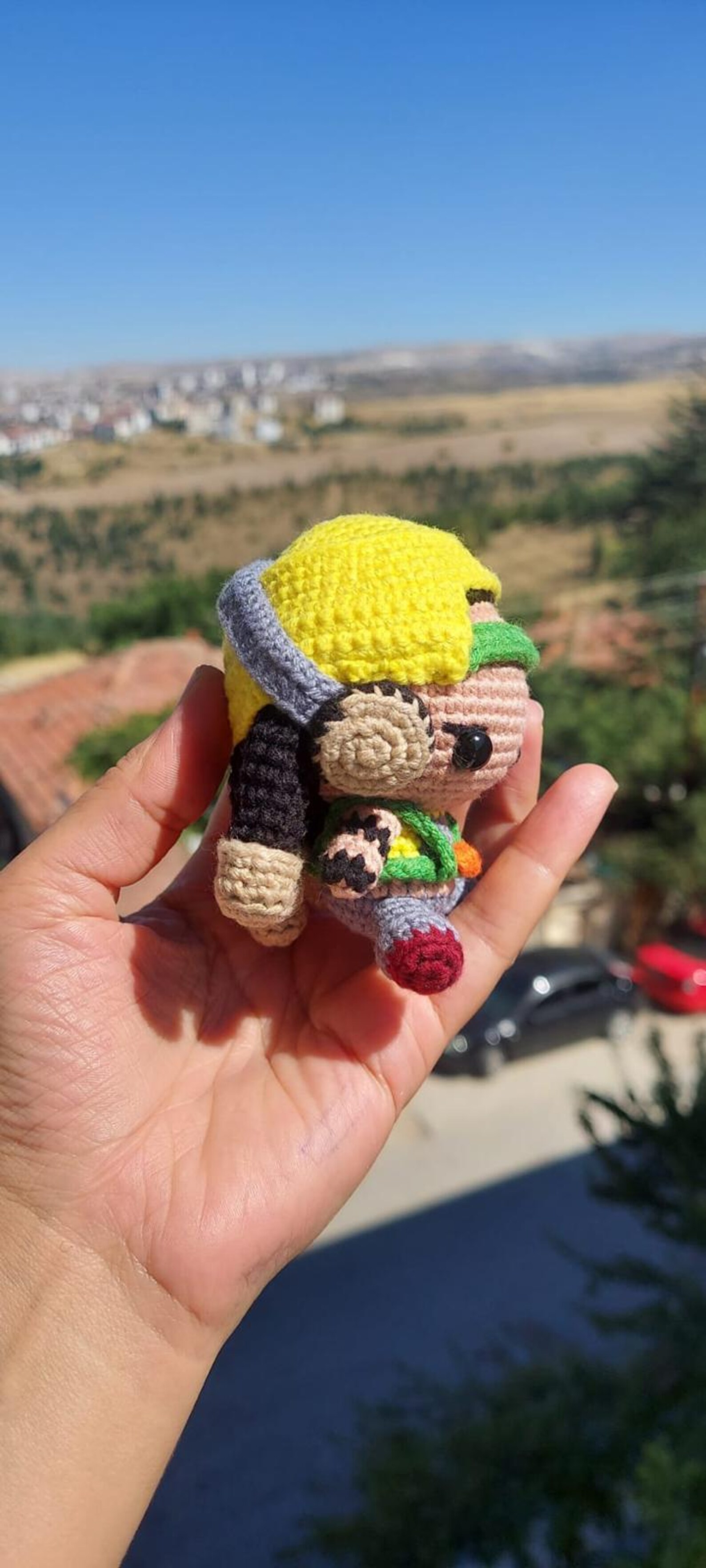 Handmade Valorant Raze Amigurumi Keychain | Crochet Raze Figure | Cute ...