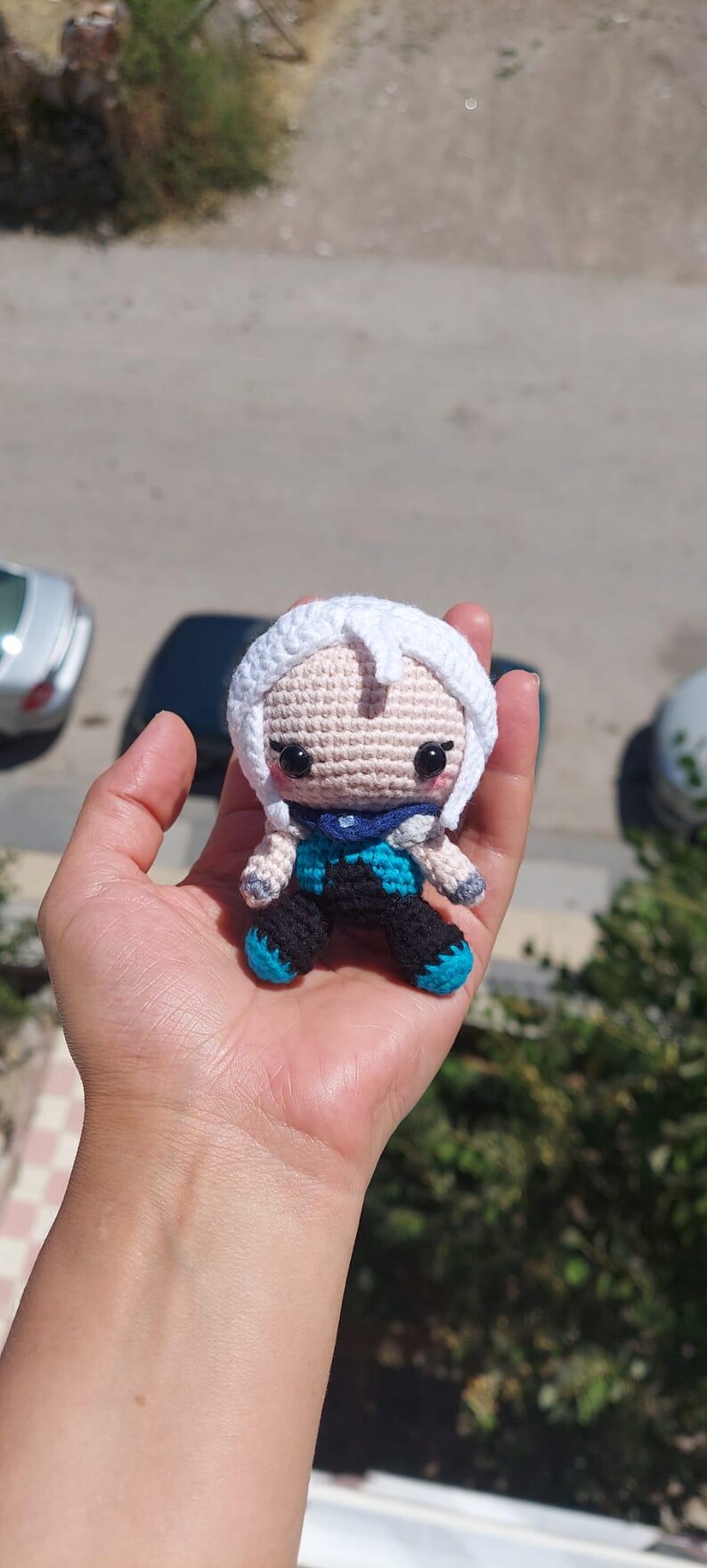 Handmade Valorant Jett Amigurumi Keychain Crochet Jett Figure Cute ...