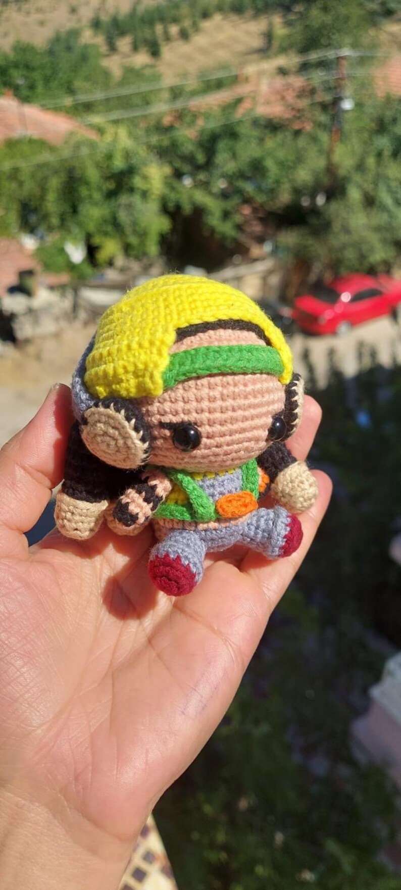 Handmade Valorant Raze Amigurumi Keychain | Crochet Raze Figure | Cute ...