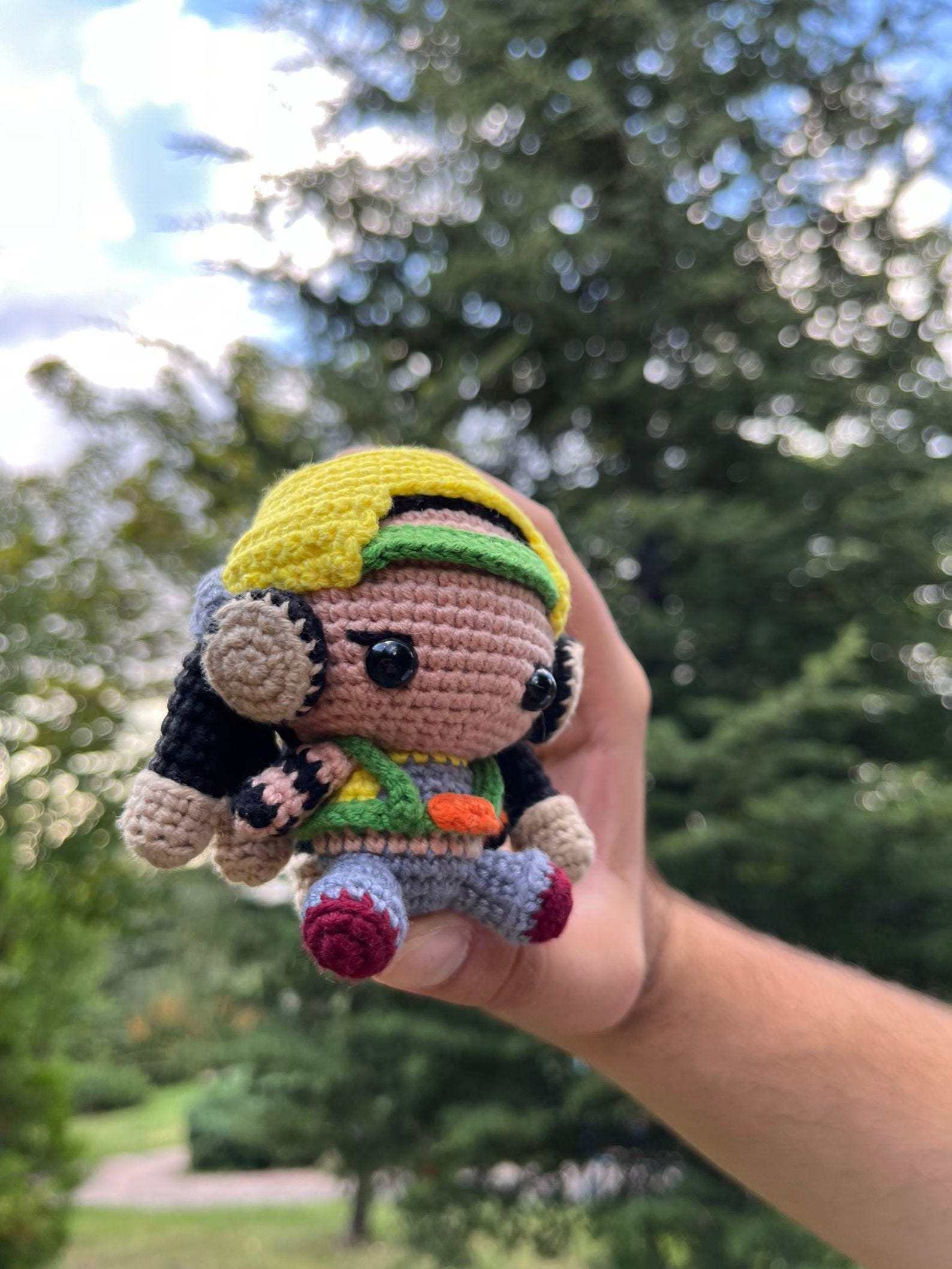 Handmade Valorant Raze Amigurumi Keychain | Crochet Raze Figure | Cute ...