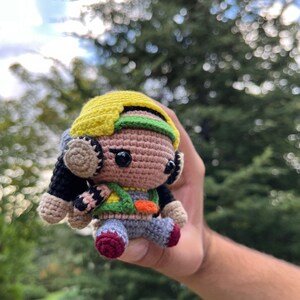 Handmade Valorant Raze Amigurumi Keychain | Crochet Raze Figure | Cute ...