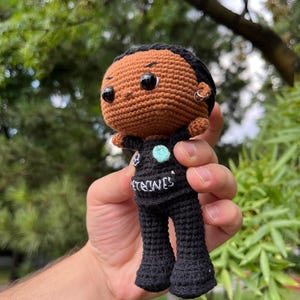 Lewis Hamilton Amigurumi Doll, Adorable Crochet Figure for Home Decor ...