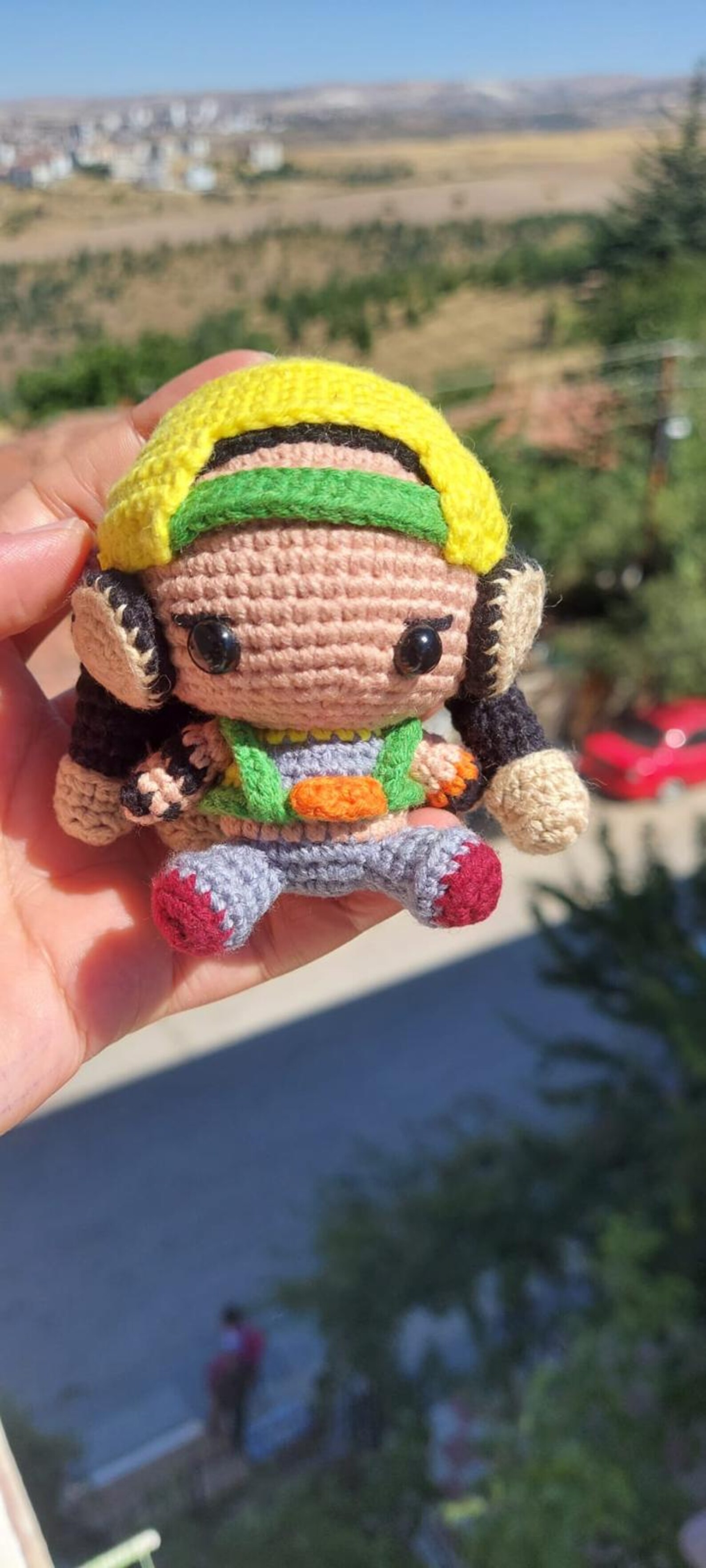 Handmade Valorant Raze Amigurumi Keychain | Crochet Raze Figure | Cute ...