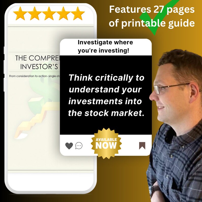 Printable 29-page Pre-investing Assessment Guide Comprehensive Investor ...