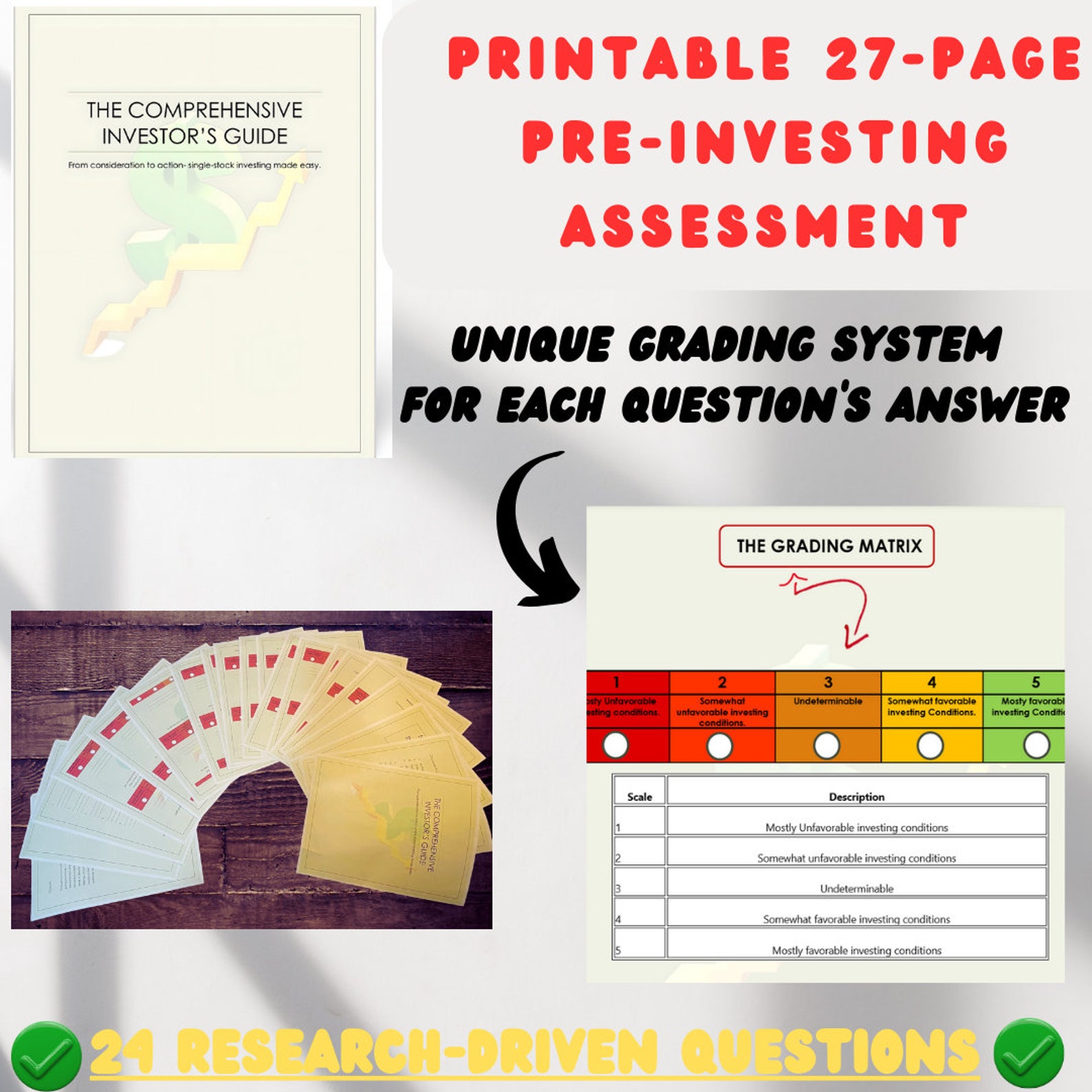 Printable 29-page Pre-investing Assessment Guide Comprehensive Investor ...