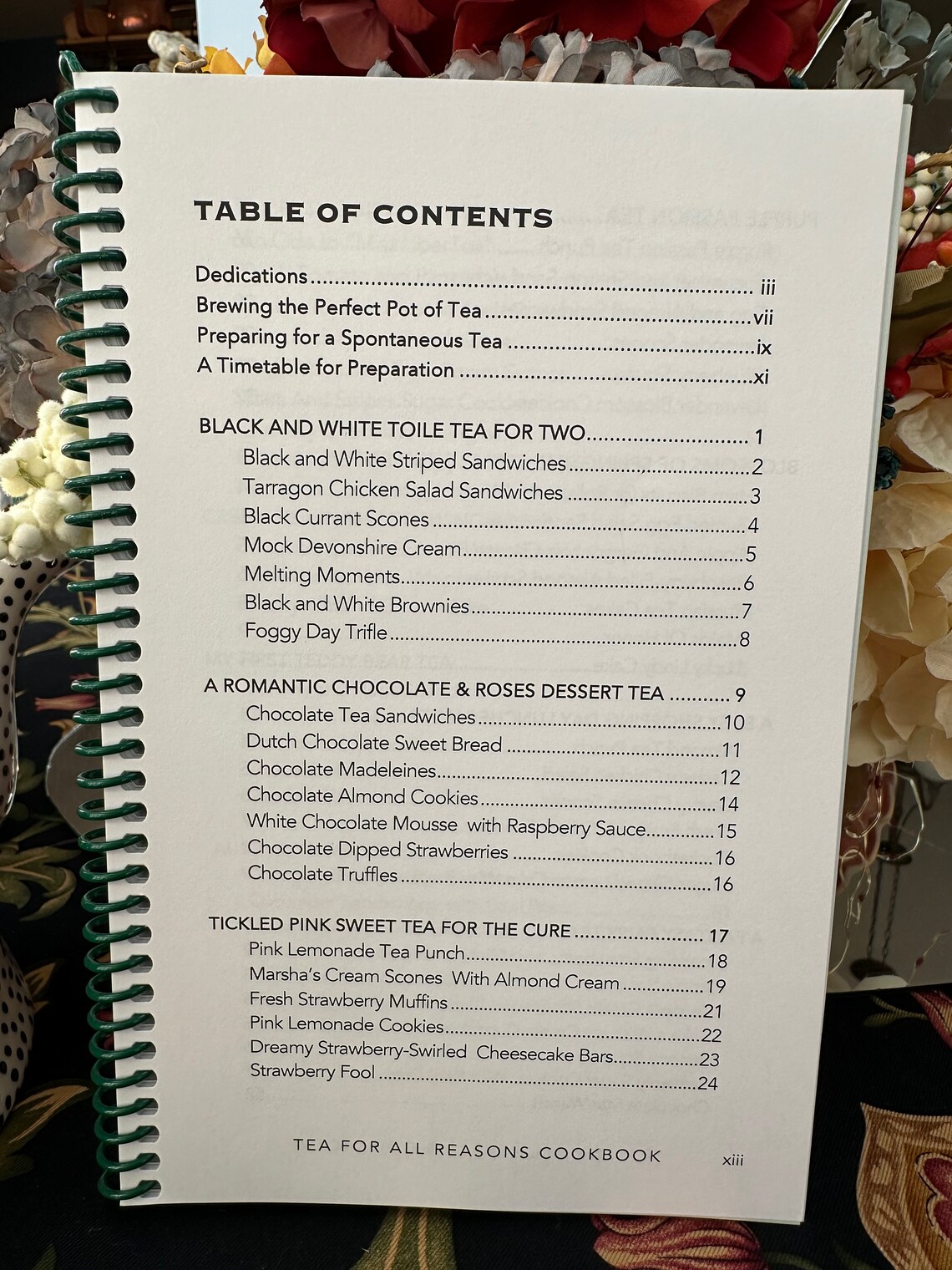 TEA Cookbook - Tea for All Reasons - Signed by the Author - Etsy