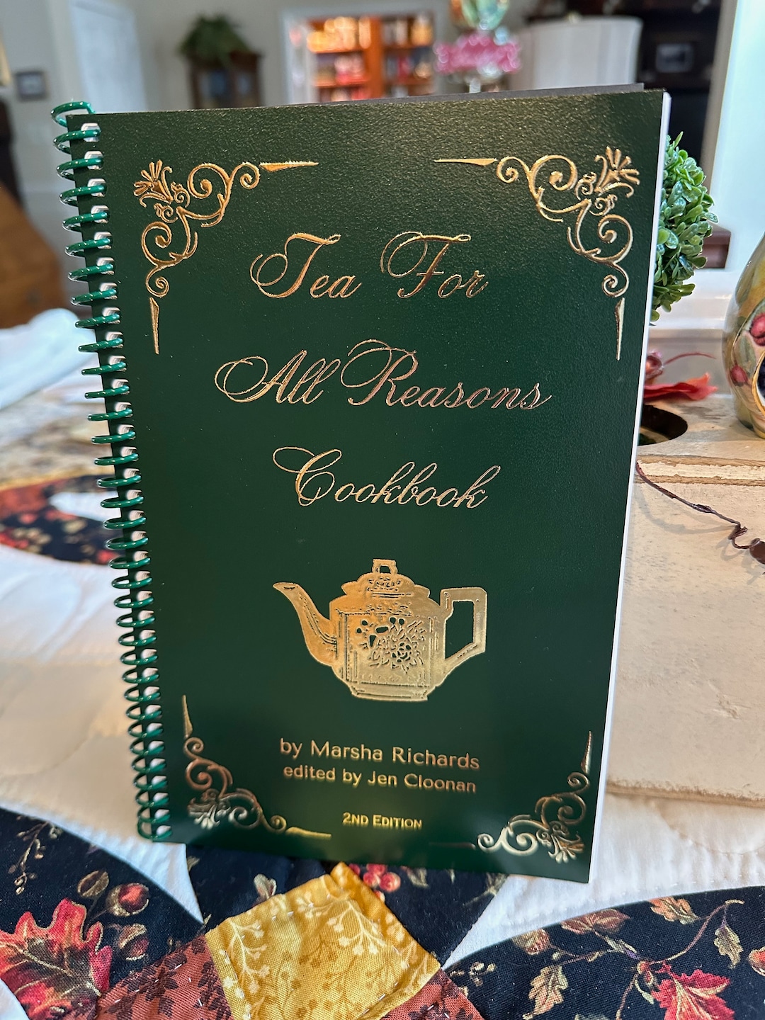 TEA Cookbook - Tea for All Reasons - Signed by the Author - Etsy