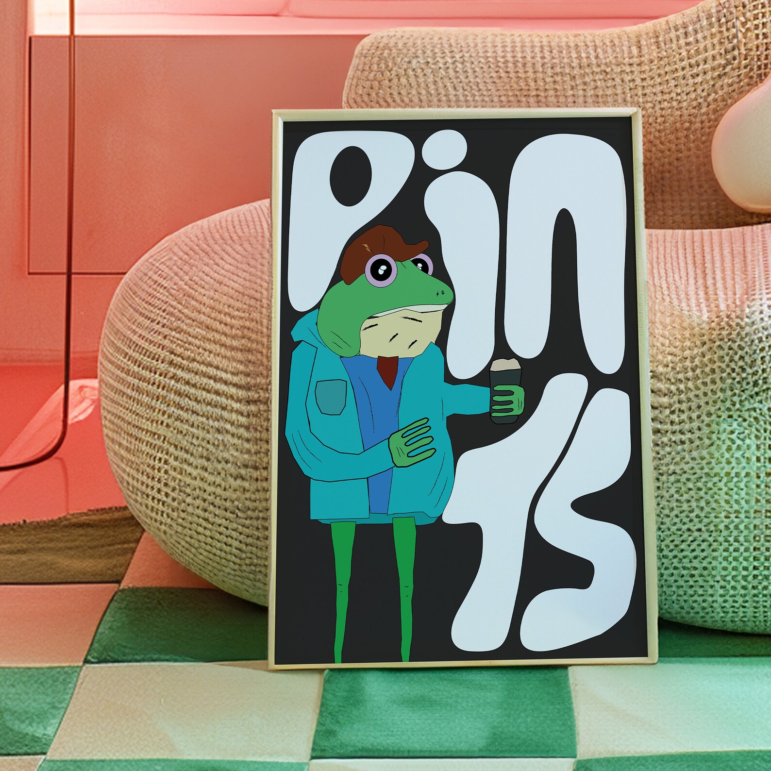 Pints Poster Drinking Culture Wall Art Pub Print Poster for Bar Bar ...