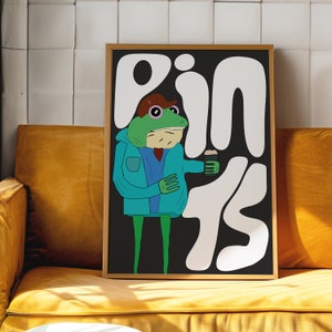 Pints Poster Drinking Culture Wall Art Pub Print Poster for Bar Bar ...