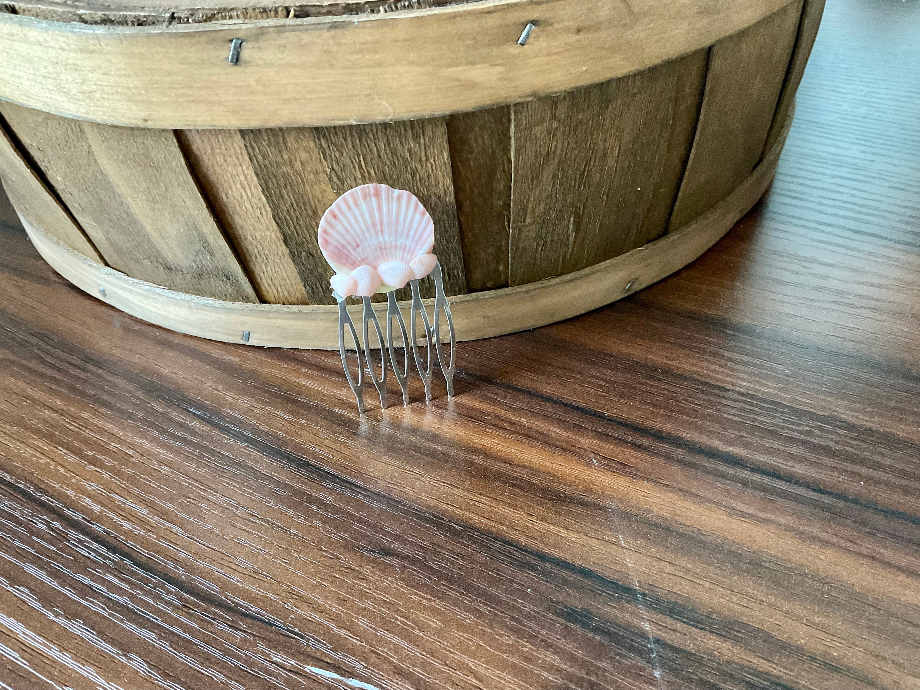 Mini Seashell Hair Combs assorted Natural, Sustainable, Handmade ...