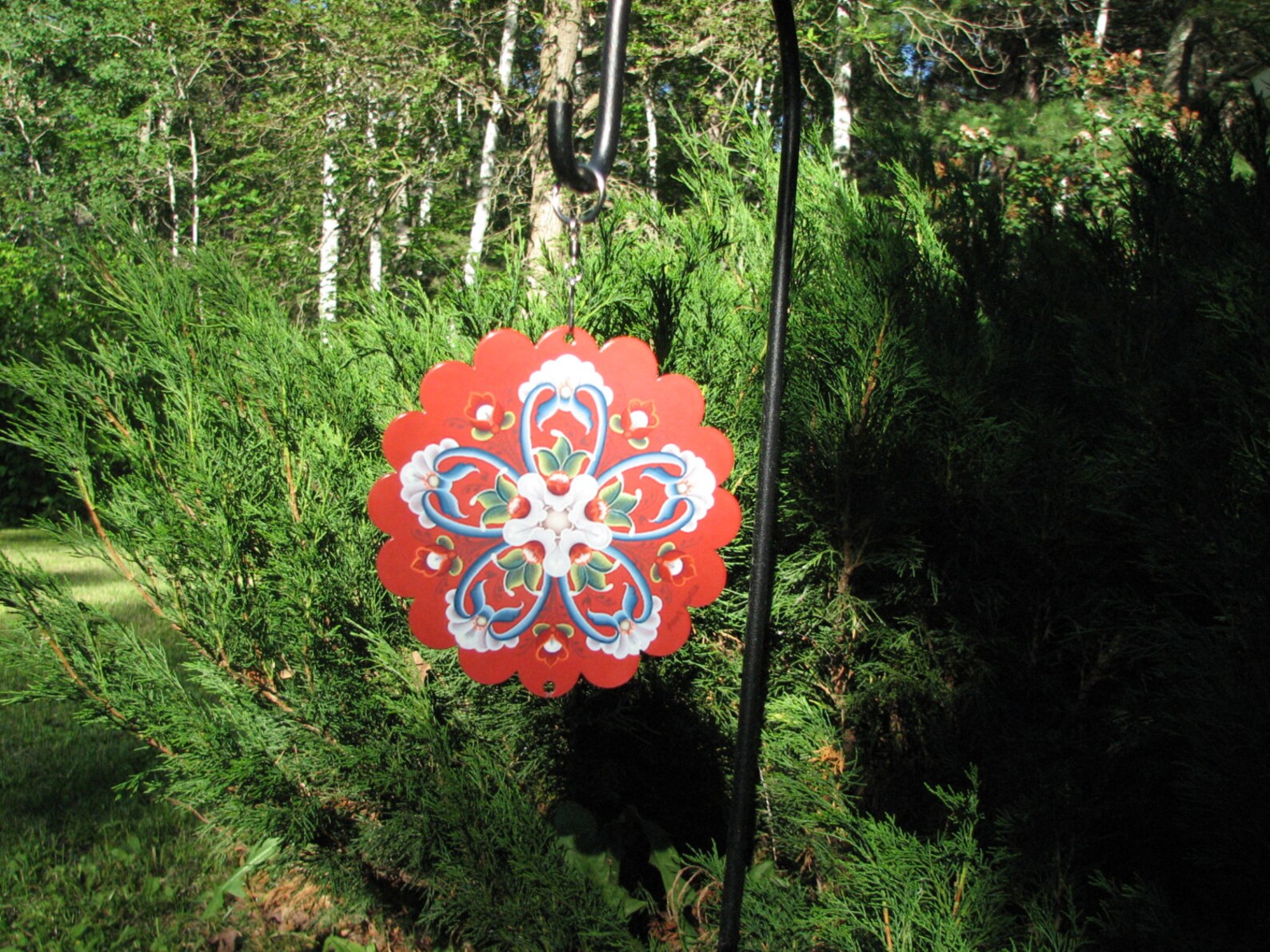 Rosemaled Garden Art - Etsy