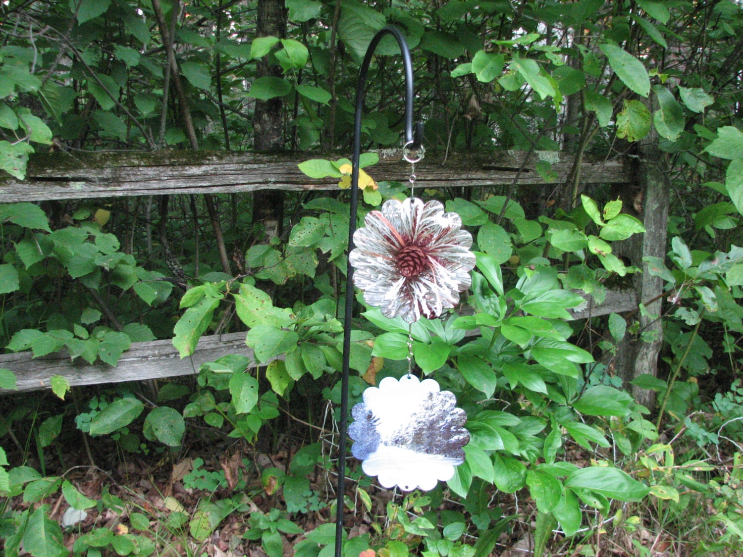 Frosty Pine Cone Wind Spinner - Etsy