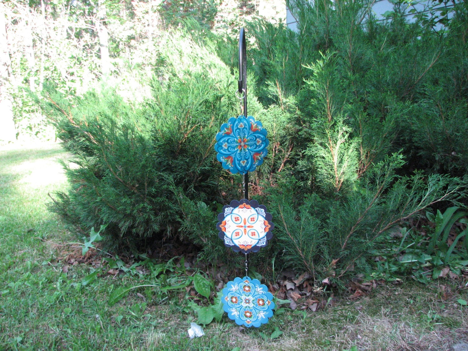 Rosemaled Garden Art - Etsy