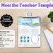 Editable Meet the Teacher Template, Fun Blue Themed Back to School ...