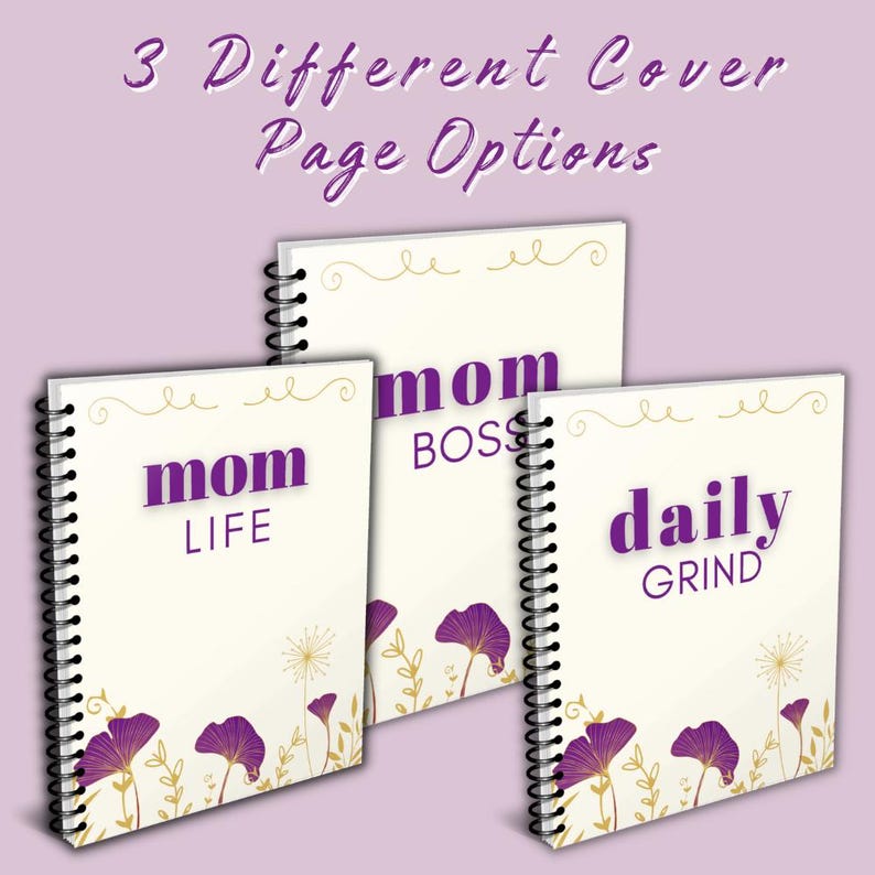 Busy Mom Planner Printable: Weekly Organizer (PDF File) - Etsy