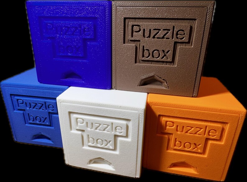 Enigmatic Puzzle Box! -all Colors! - Etsy