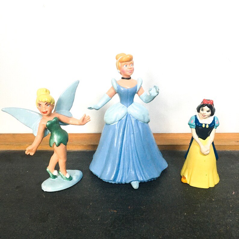 Vintage Disney Figurines Disney Princesses PVC Miniature | Etsy