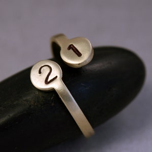 Custom Personalized Number Ring, Sports Ring, Varsity Ring, Anniversary ...