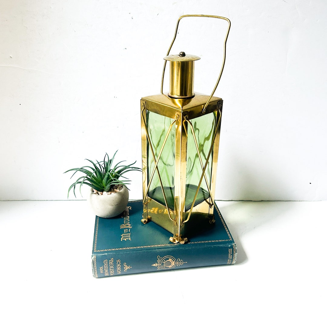 Vintage Swedish Decanter Bottle and Brass Lantern Music Box - Etsy