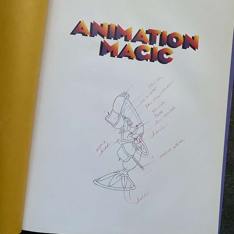 Disney's Animation Magic First Edition Vintage Book - Etsy