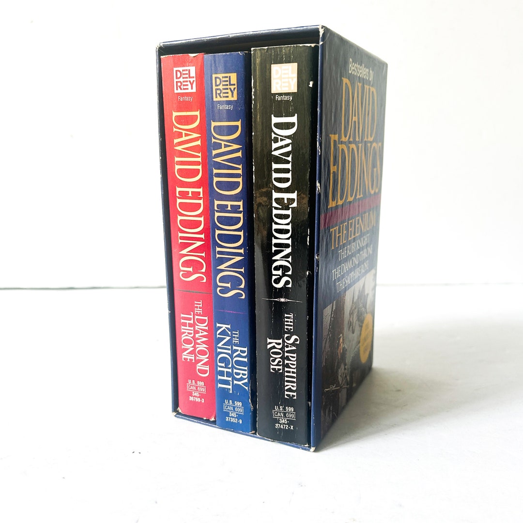Davind Eddings the Elenium Series Vintage Paperback Books Box Set of ...