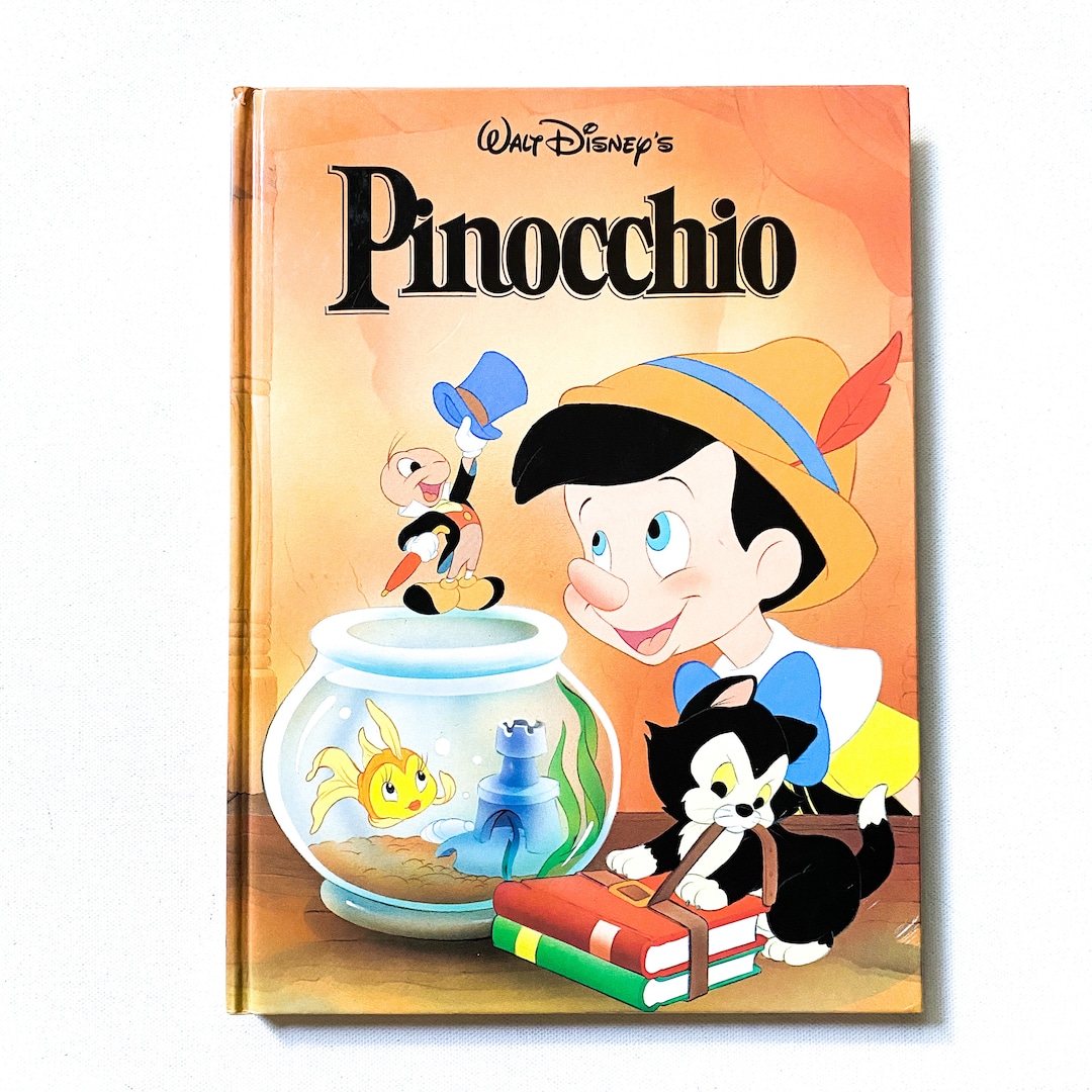 Vintage Disney Pinocchio Book, Disney Classic Series, Twin Books Large ...