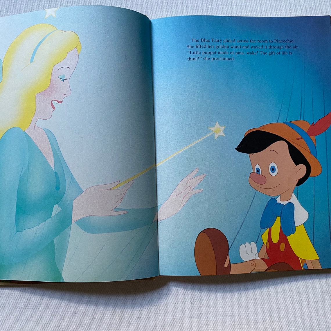Vintage Disney Pinocchio Book Disney Classic Series Twin | Etsy