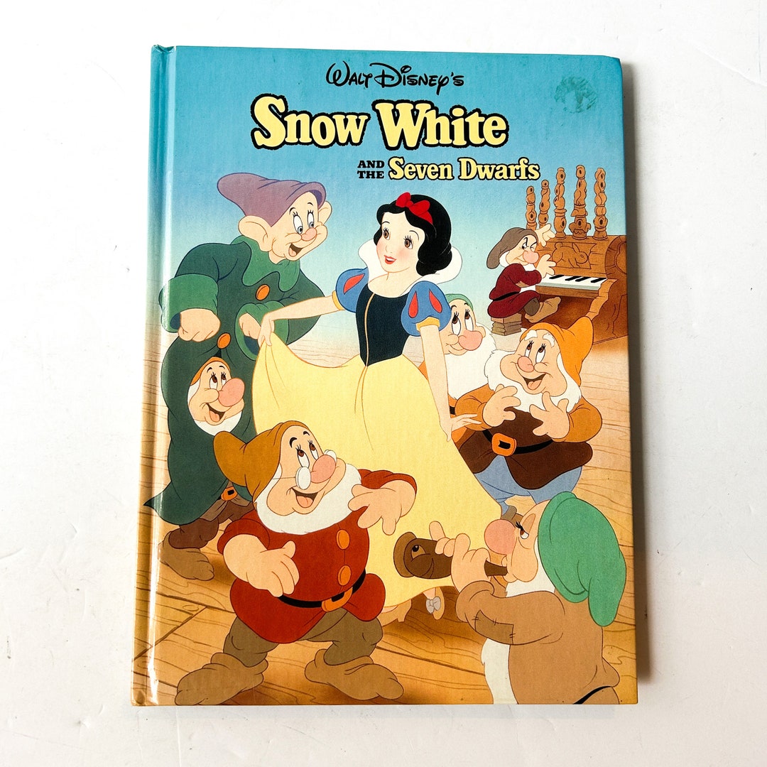 Vintage Snow White Book, Disney Mouseworks Large Hardcover Edition - Etsy