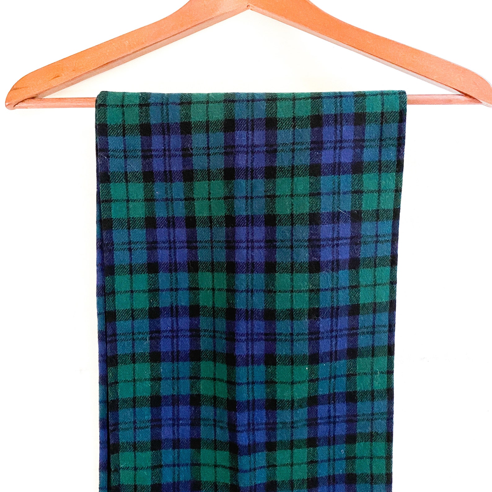 Vintage Pendleton Black Watch Wool Scarf | Etsy