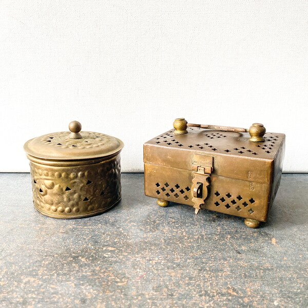 Brass Trinket Box - Etsy