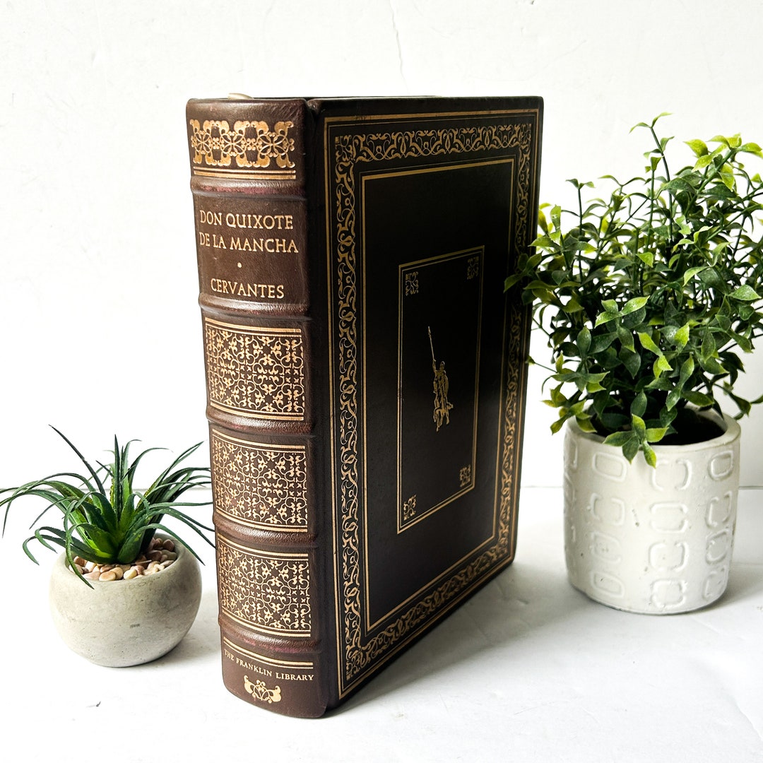 Don Quixote De La Mancha by Miguel De Cervantes Franklin Library ...