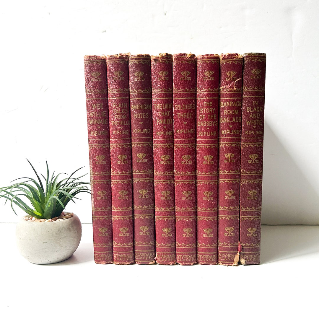 Vintage Rudyard Kipling Book Collection, 1930, Set of 8 - Etsy