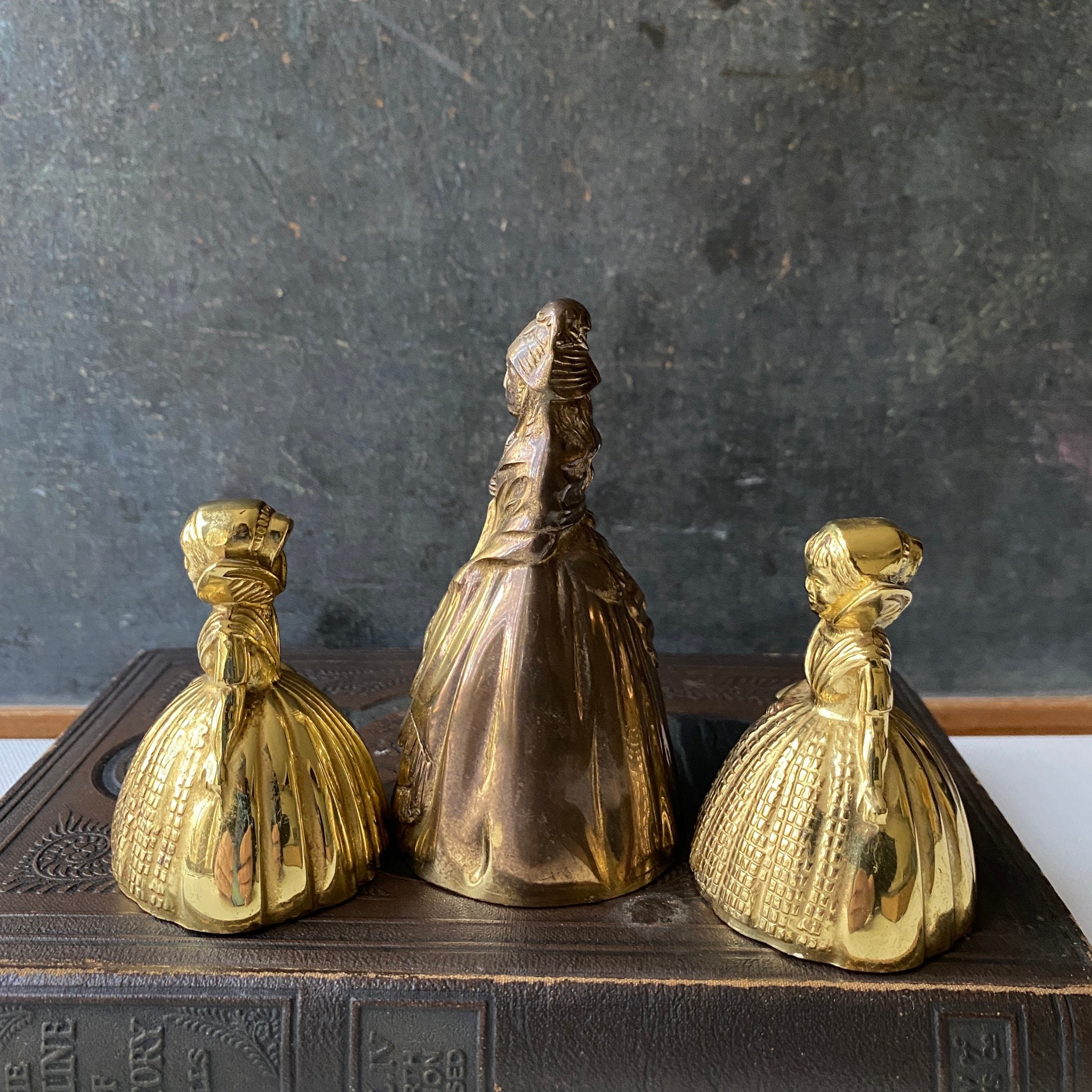 Dutch Girl Bells Vintage Brass Bell Collection - Etsy